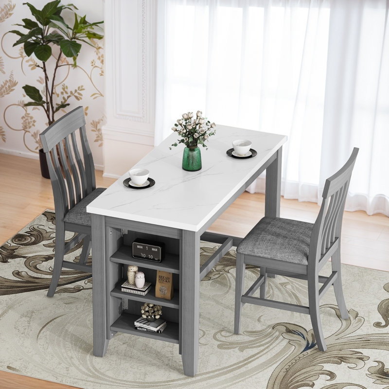 Counter height dining table winston porter store